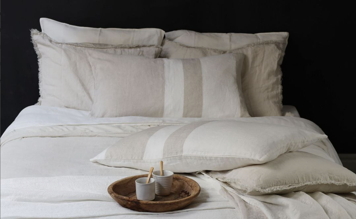 Passion for linnen Maxime dekbedovertrek Zand – CASA DORMI