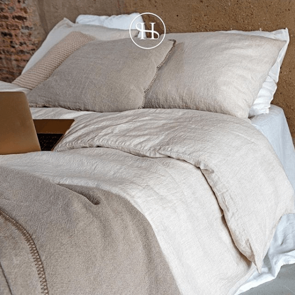 Passion for linnen Maxime dekbedovertrek Zand – CASA DORMI